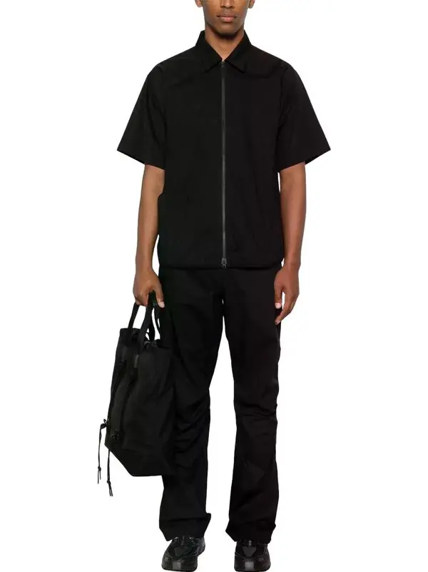 GR10K Poplin Zipped Shirt - Black