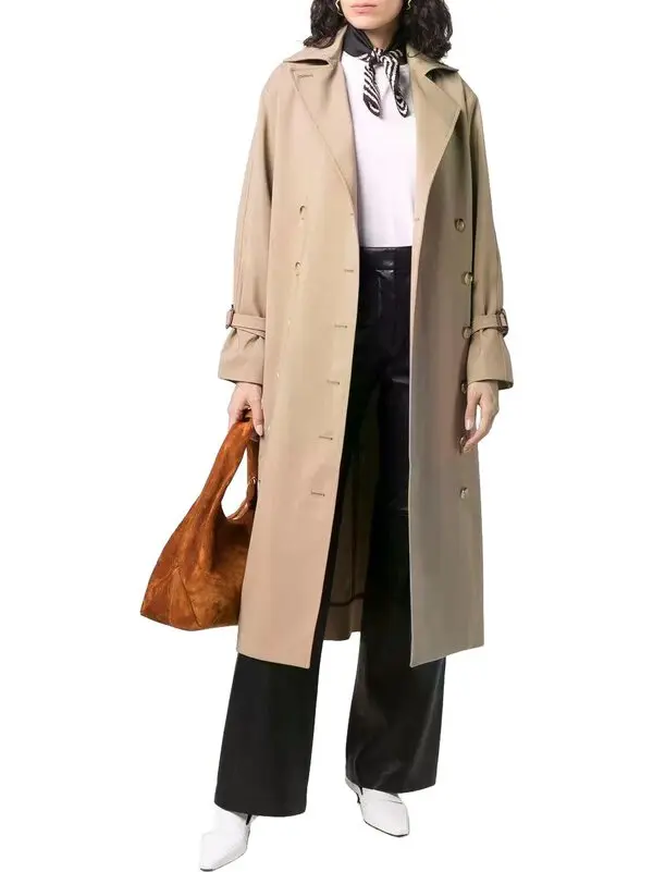 TOTEME Double-breasted Mid-length Coat - Neutrals