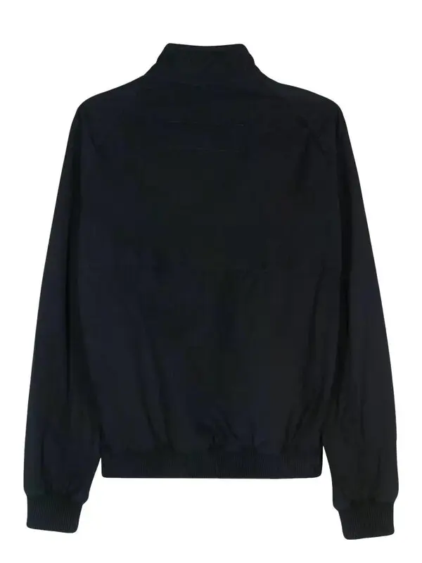 FAY Logo Patch Ripstop Jacket - Blue