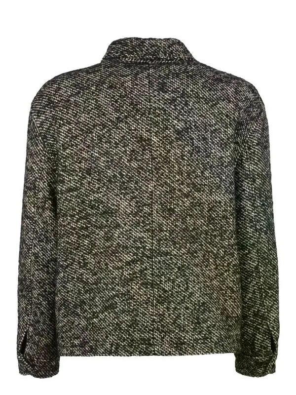 FRAME Mélange-effect Jacket - Grey