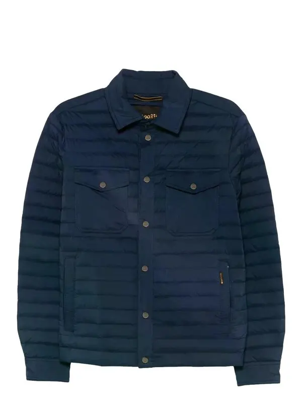 MOORER Quilted Jacket - Blue