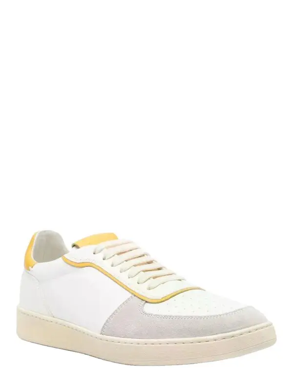 STUART WEITZMAN Derby Calf Leather Sneakers - White