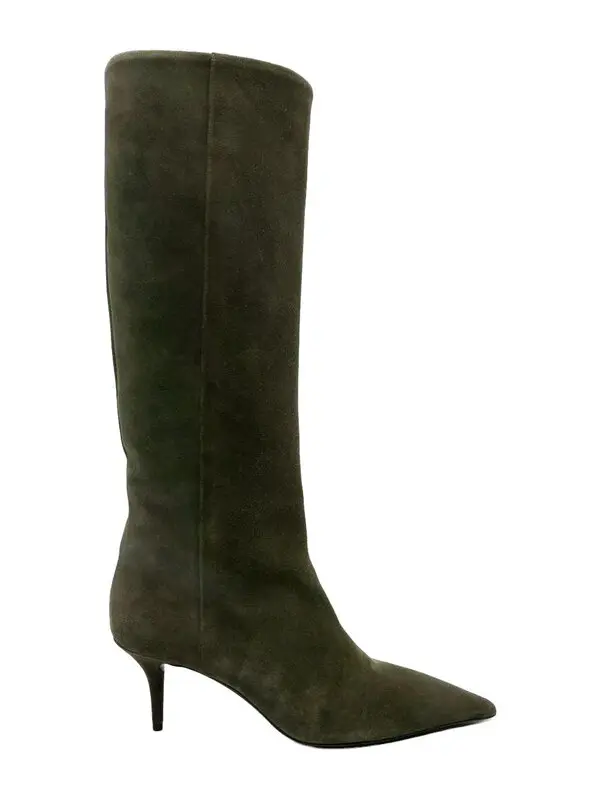 Fabiana Filippi Suede Knee-high Boots - Green