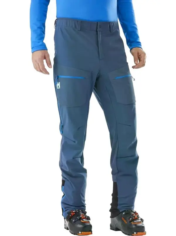 PASCAL MILLET Logo-print Trousers - Blue
