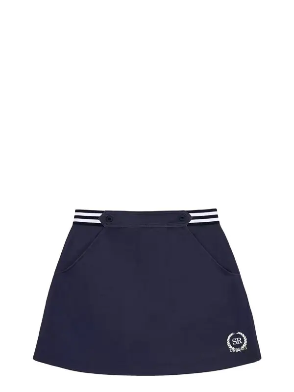 SPORTY & RICH Kelly A-line Skirt - Blue