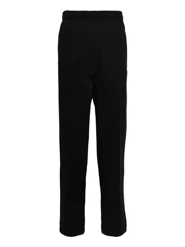 Lacoste Crocodile-appliqué Track Pants - Black
