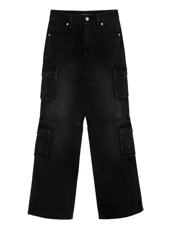 MISBHV Denim Cargo Jeans - Black