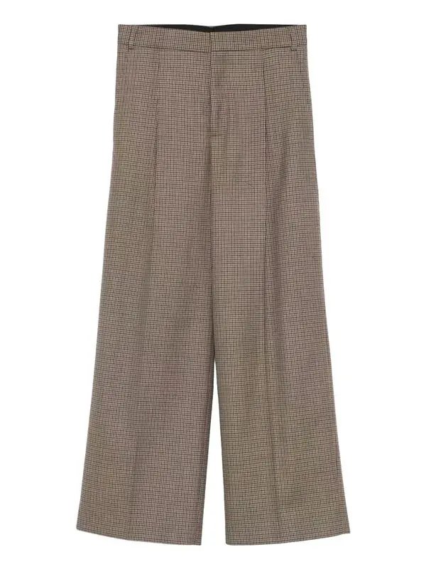 WALTER VAN BEIRENDONCK Star Trousers - Brown