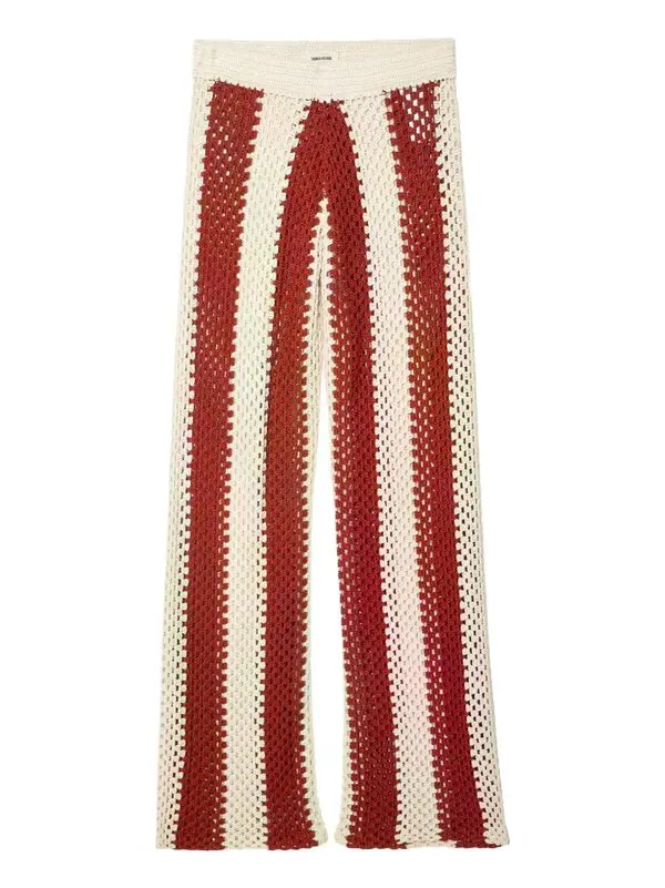 Zadig&Voltaire Crochet Knit Trousers - Red