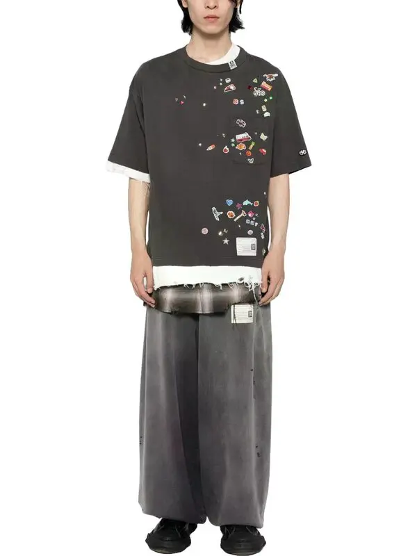Mihara Yasuhiro Layered T-shirt - Grey