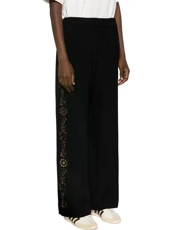 WALES BONNER Cairo Trousers - Black