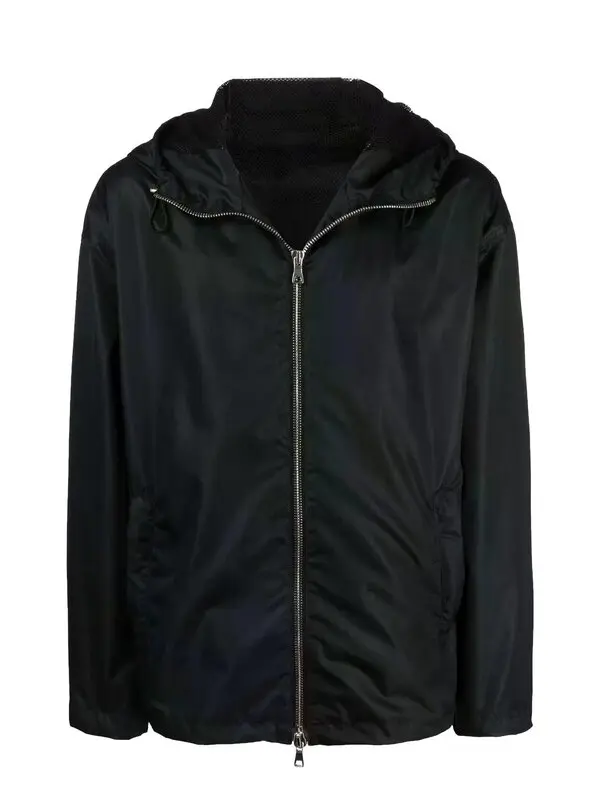 Balmain Logo-print Hooded Jacket - Black