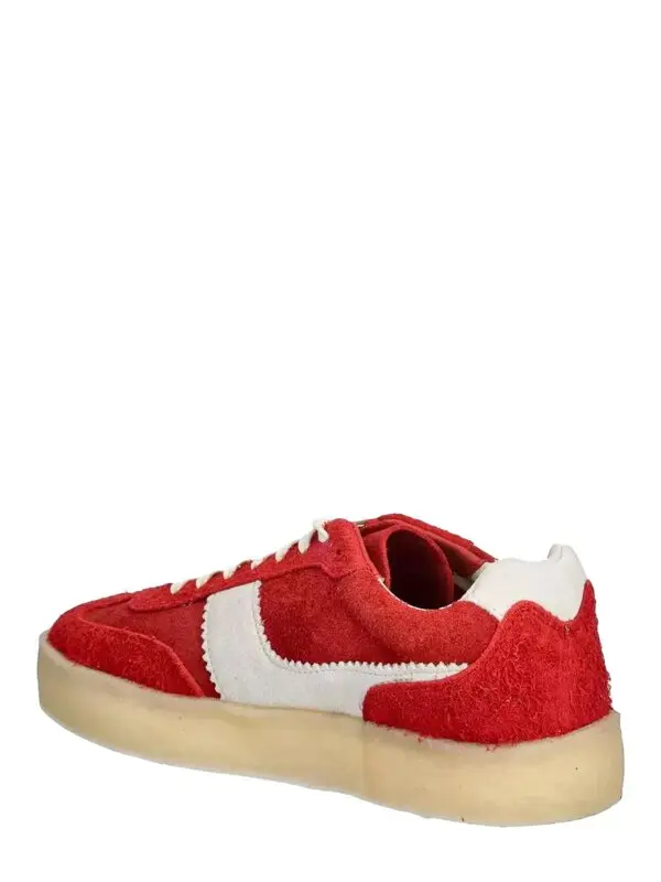 Clarks Suede Lace-up Sneakers - Red