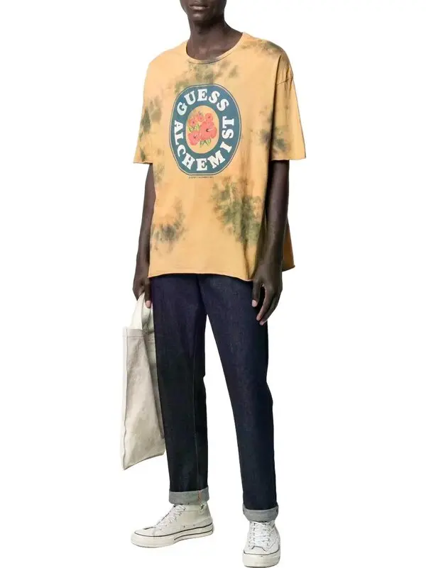 Alchemist Tie-dye Logo T-shirt - Neutrals