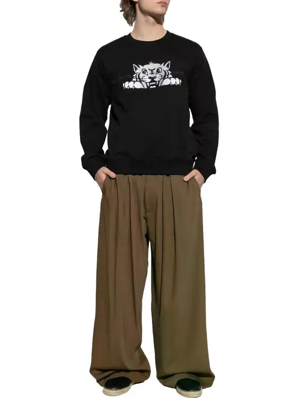 Kenzo Embroidered Tiger Sweatshirt - Black