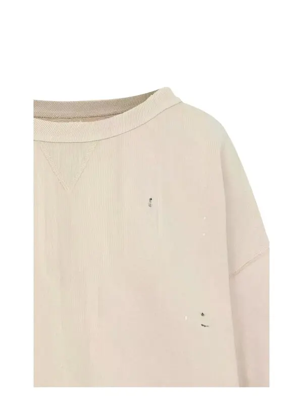 MAISON MARGIELA Logo Print Sweatshirt - Neutrals