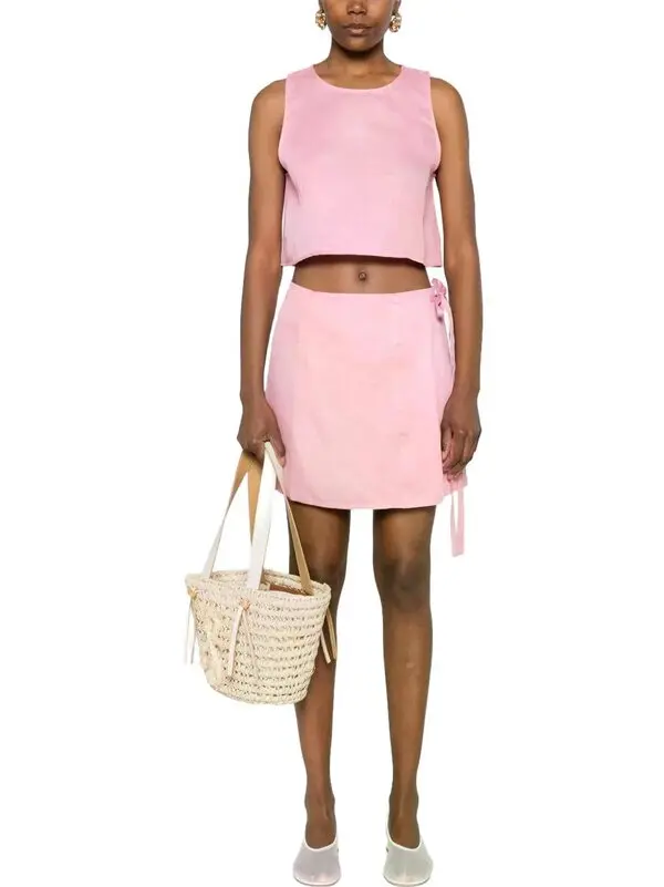 Asceno Kobe Crop Top - Pink