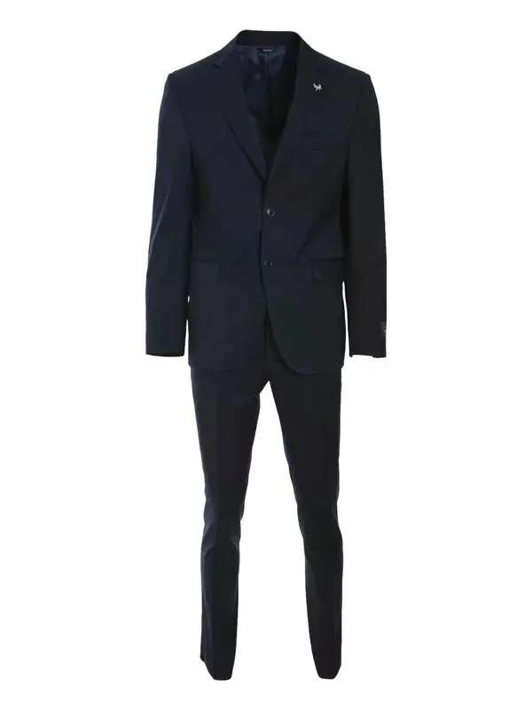 TOMBOLINI Virgin Wool Suit - Blue