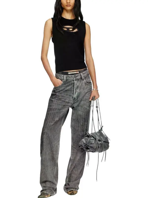 DIESEL® M-argarin Knitted Top - Black