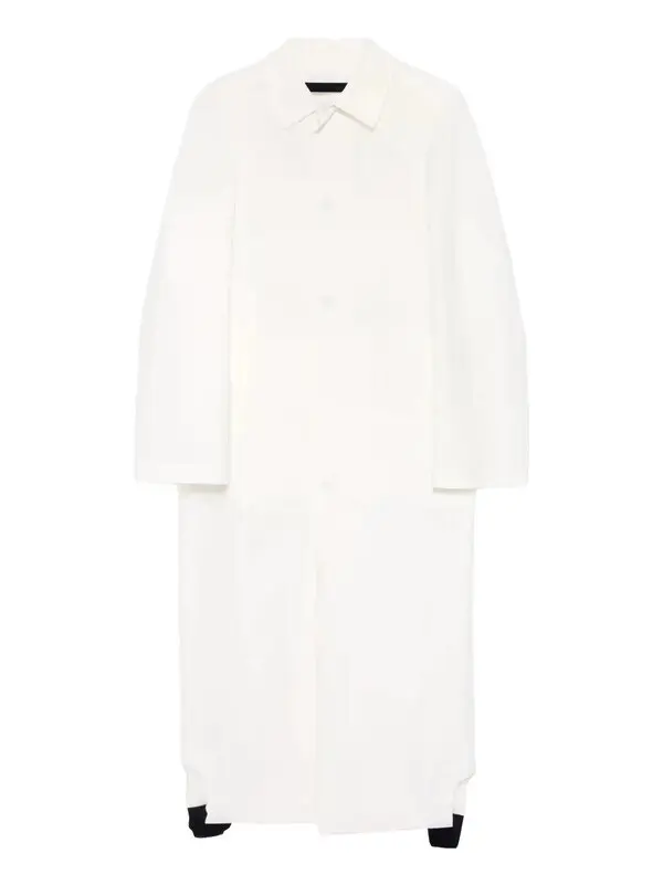 ALAINPAUL Fuseau Trench Coat - White