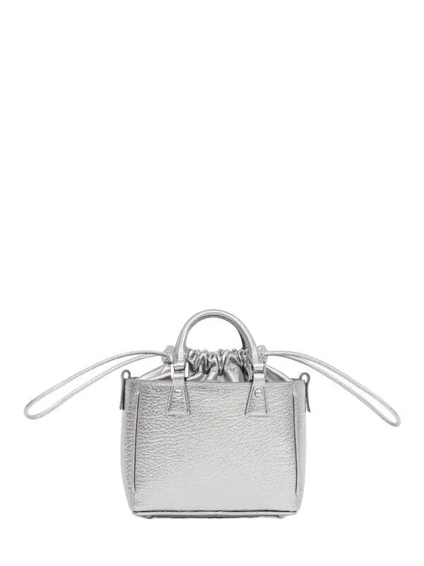 MAISON MARGIELA 5ac Metallic-effect Tote Bag - Silver