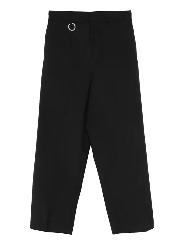 Études Studio Belt-loops Trousers - Black