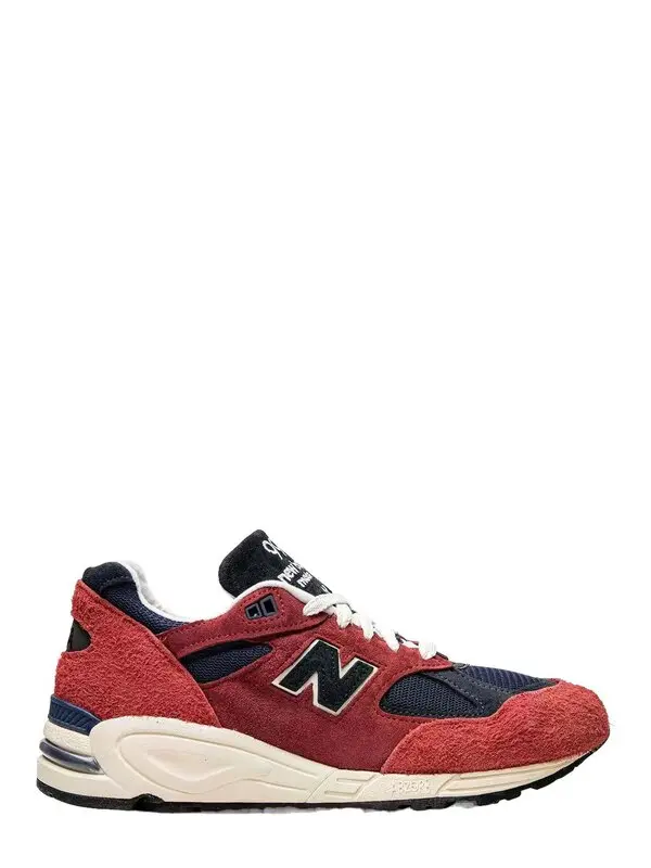NEW BALANCE Made In Usa 990v2 Chrysanthemum Sneakers - Red
