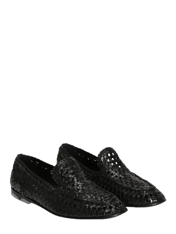 Dolce & Gabbana Leather Loafers - Black