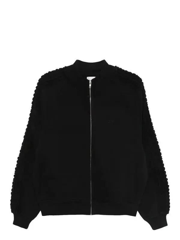 ARTE ANTWERP Flower Tape Bomber Jacket - Black