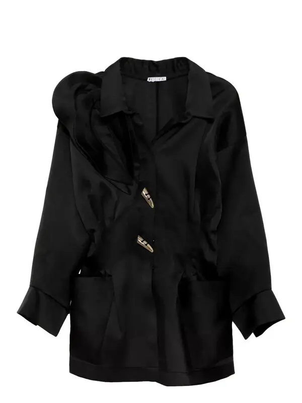 Maticevski Lotus Shirt Dress - Black