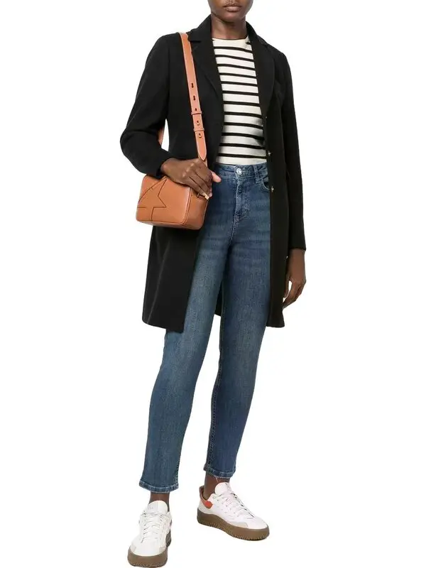 Liu Jo Single-breasted Tailored Coat - Black