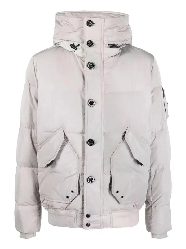 Belstaff Radar Hooded Down Jacket - Grey