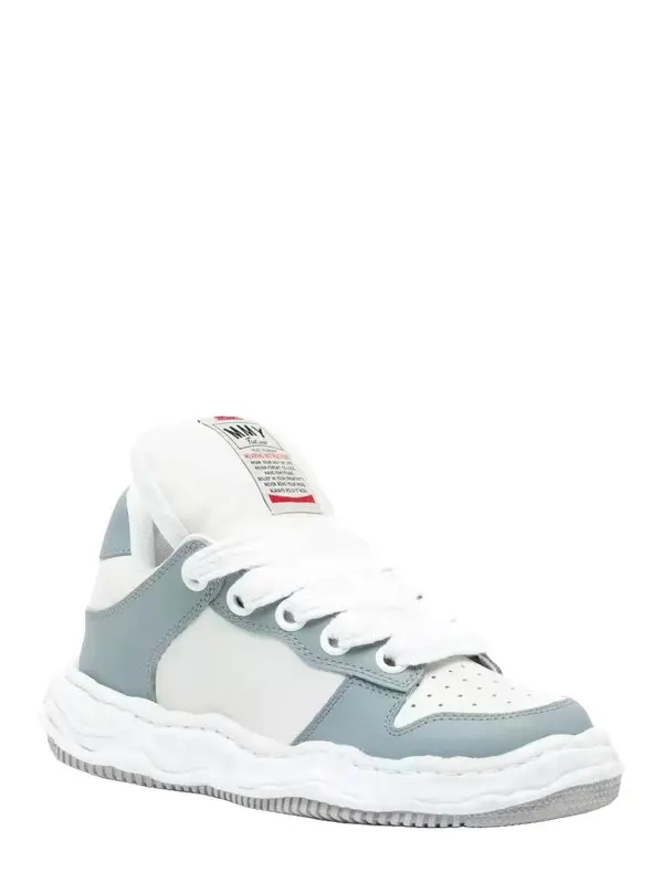 Mihara Yasuhiro Wayne Og Sole Leather Sneakers - Blue