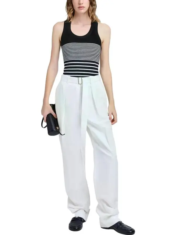 Proenza Schouler Vera Belted Trousers - White
