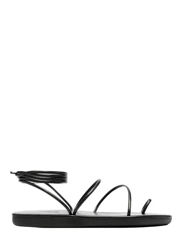 ANCIENT GREEK SANDALS Du Open-toe Leather Sandals - Black