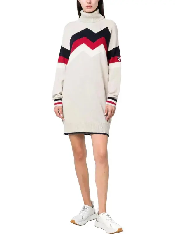 Rossignol Merino-cashmere Blend Knit Dress - Neutrals