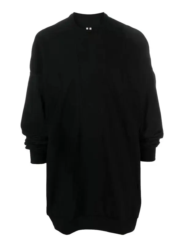 Rick Owens Splintered Peter Organic Cotton Jumper - Black