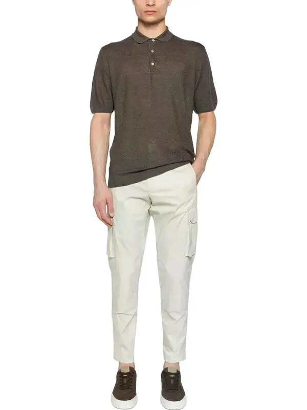 PT TORINO Tapered-leg Cargo Trousers - Neutrals