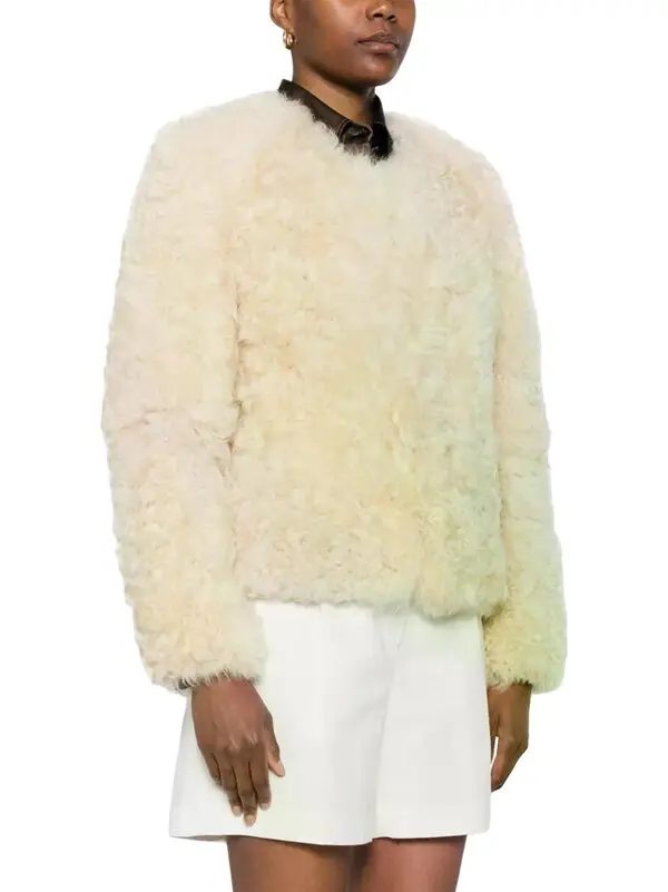 TOM FORD Faux-leather Jacket - Neutrals