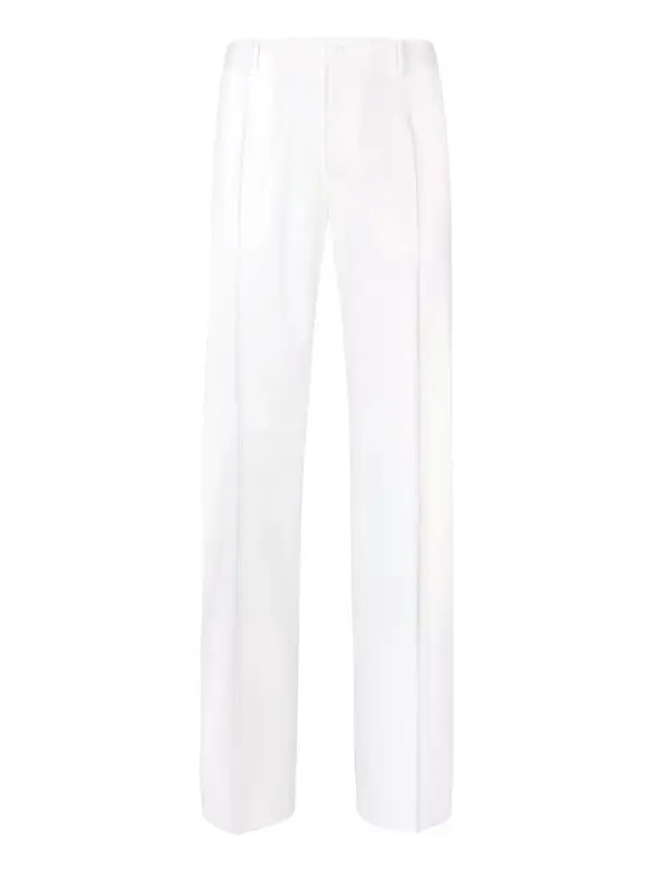 Dolce & Gabbana Tailored Wool Blend Trousers - White