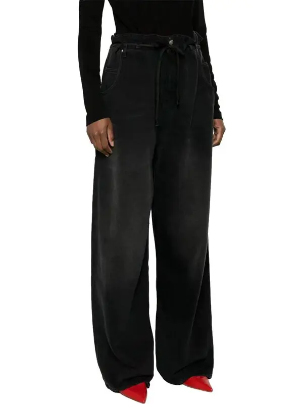 Isabel Marant Étoile Jordy High-rise Straight Jeans - Black