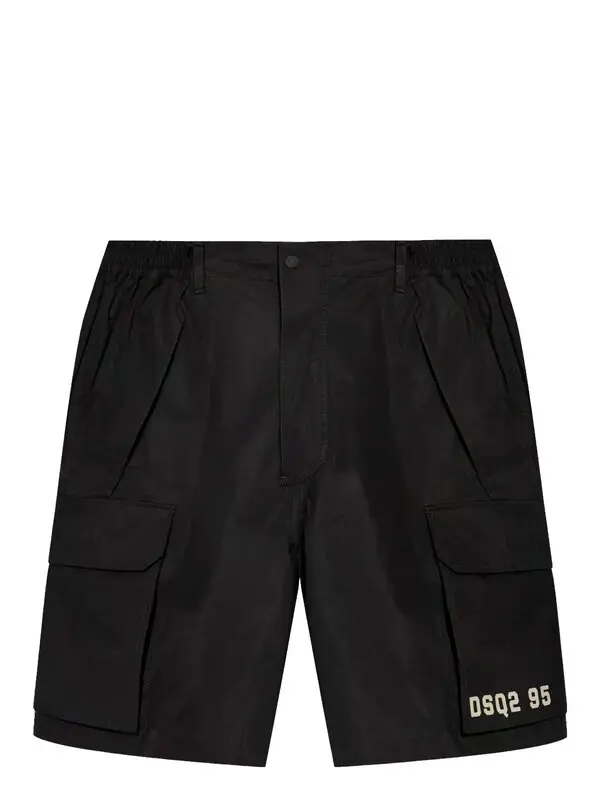 Dsquared2 Logo-print Cargo Shorts - Black