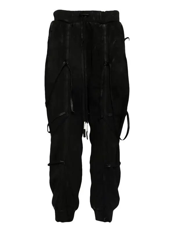 Boris Bidjan Saberi Coated Track Pants - Black