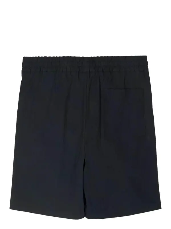 LARDINI Drawstring Waist Track Shorts - Blue