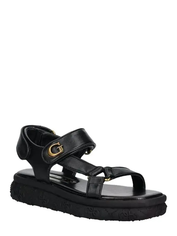 Guess 39mm Lanara Platform Sandals - Black