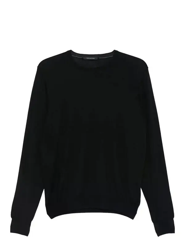 Tagliatore Round Neck Jumper - Black