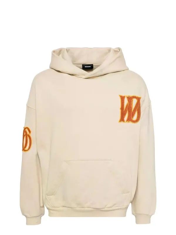 We11Done Logo-patch Hoodie - Neutrals