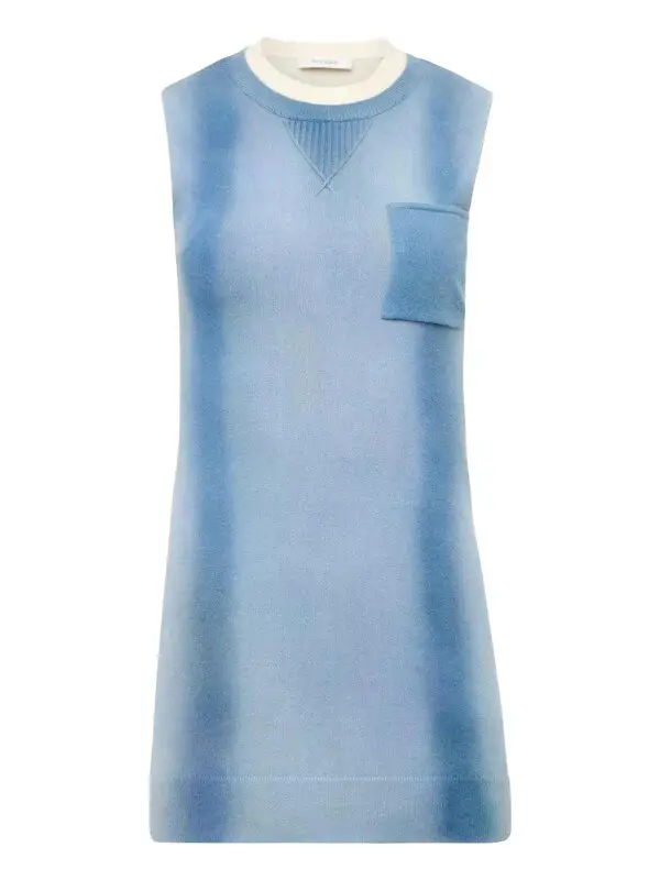 JW Anderson Knitted Mini Dress - Blue