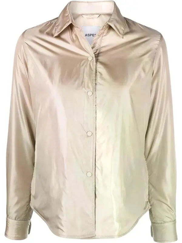 Aspesi Padded Shirt Jacket - Neutrals
