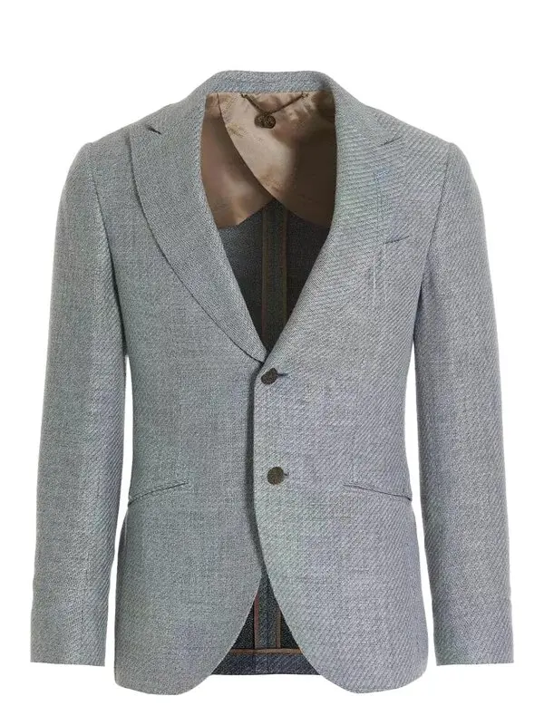 MAURIZIO MIRI Single-breasted Blazer - Blue